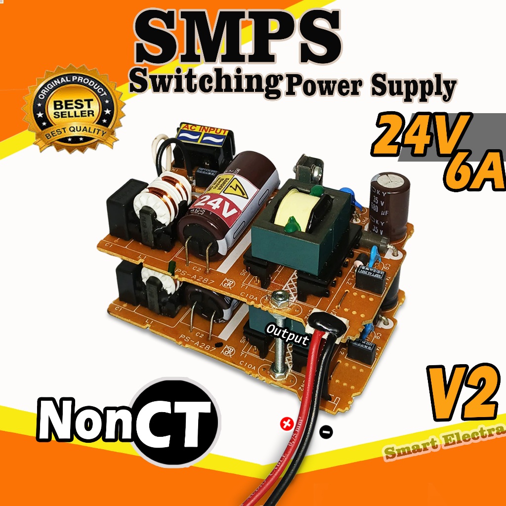 Jual SMPS power Supply 12V, 15V, 24V, 32V, 35V, 42V, 45V, dan 55V 6A CT dan NON CT | Shopee ...