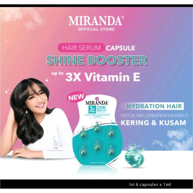 Jual MIRANDA Hair Serum Capsule Isi 6 | Shopee Indonesia