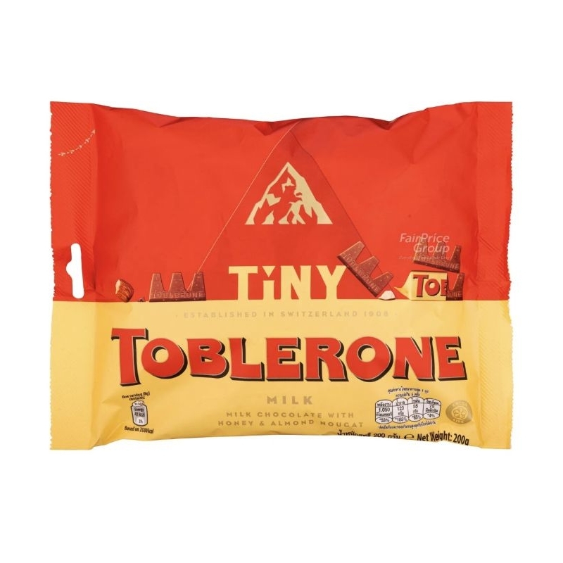 Jual Toblerone tiny Milk Gold Dark WhiteShares Pack Toblerone Dark 200 ...