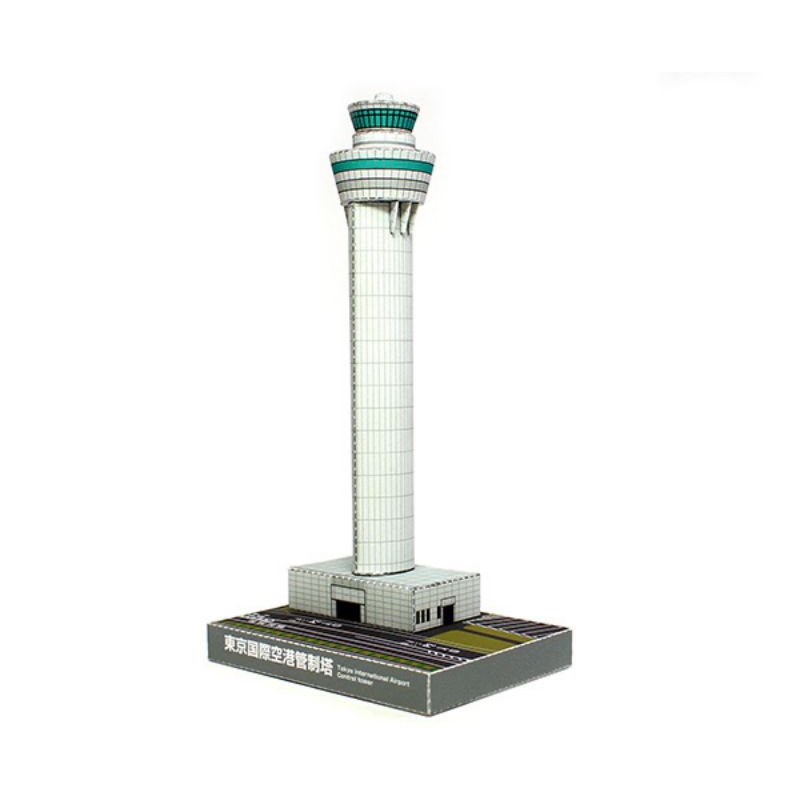 Jual Lembaran pola papercraft menara ACT kontrol bandara tokyo skala 1: ...