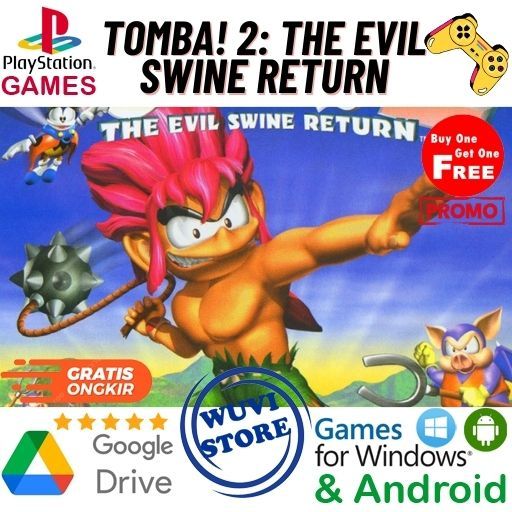 Jual Game PC Tomba! 2: The Evil Swine Return PS1 | Bisa Main di Android atau PC | Beli 1 Gratis ...