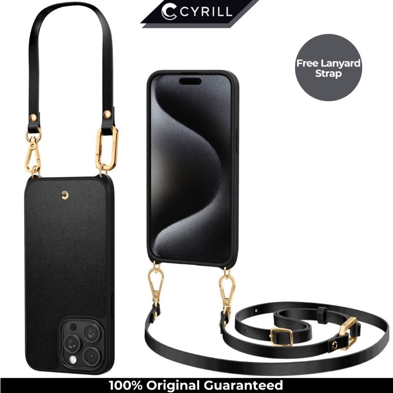 Jual Case iPhone 15 Pro Max Spigen Cyrill Classic Charm Tali Lanyard ...