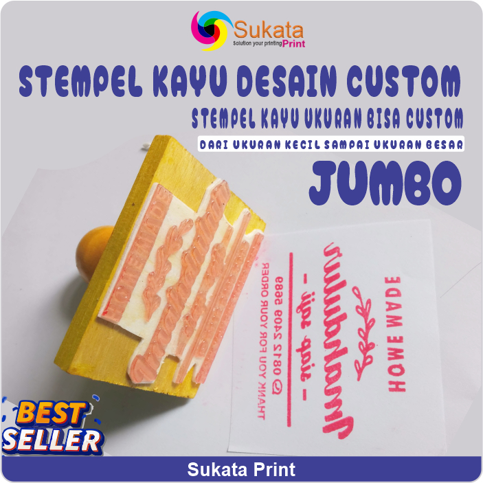 Jual cetak stempel kayu ukuran jumbo | Stempel Kayu Ukuran Besar Desain ...