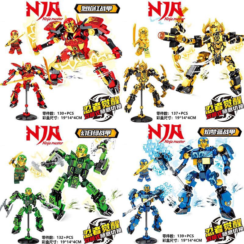 Jual Mini figure Ninja robot Kai Jay Zane Lloyd briks Action mini ...