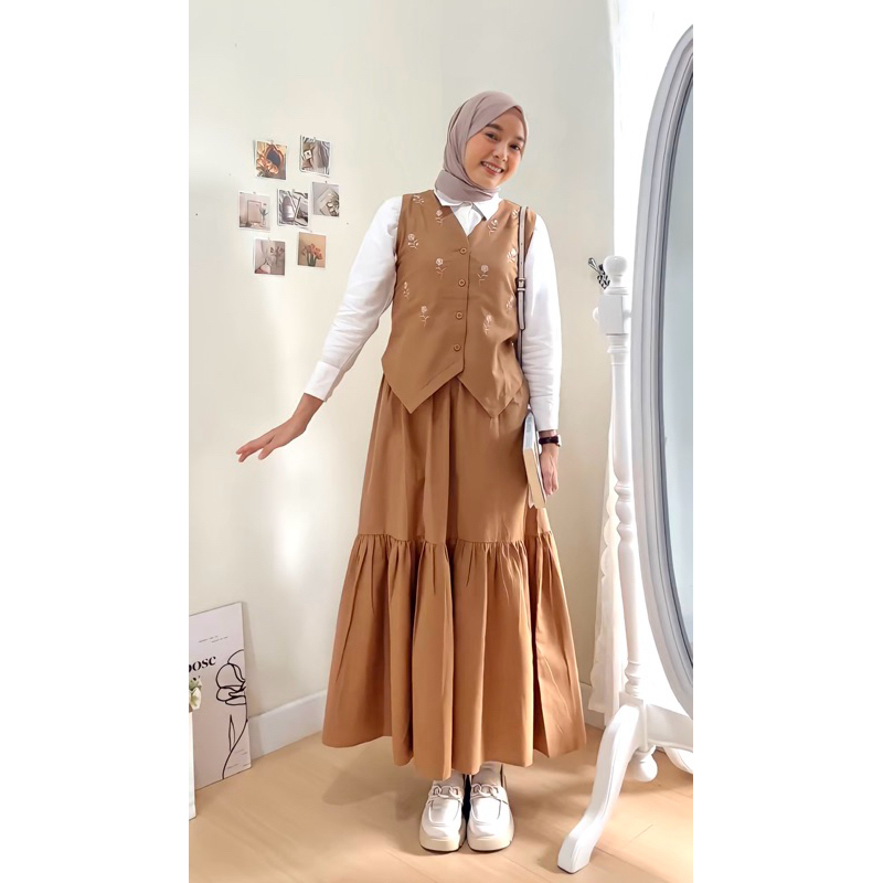 Jual Oneset rok Clara | Shopee Indonesia