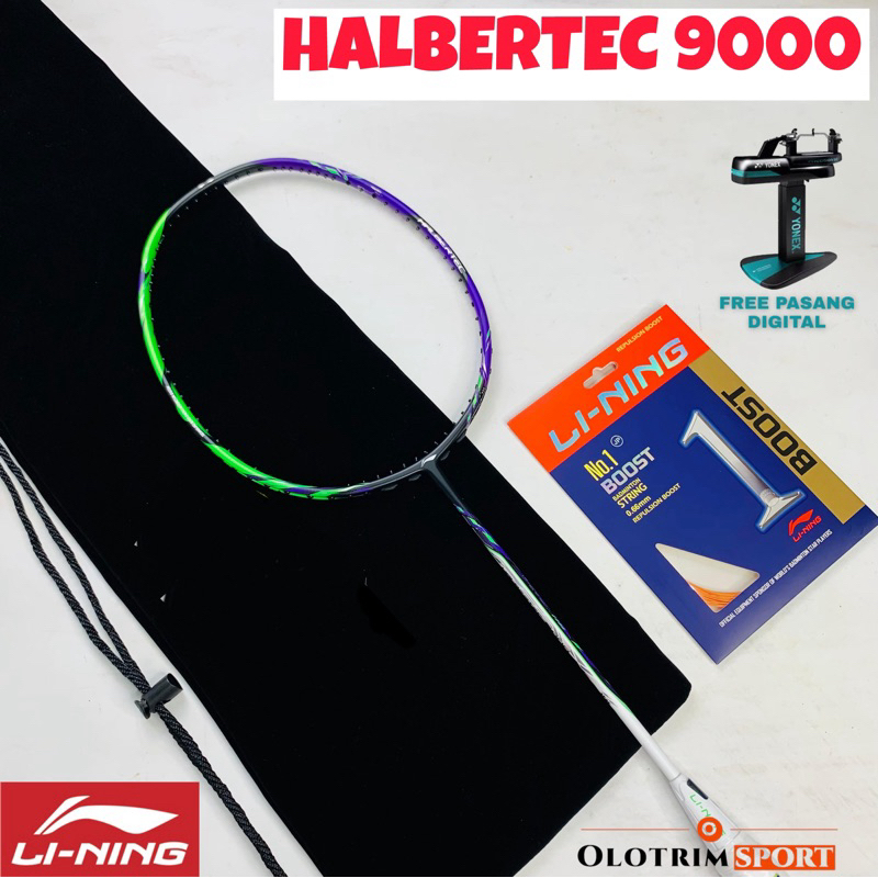 Jual Raket Badminton LINING HALBERTEC 9000 Original | Shopee Indonesia