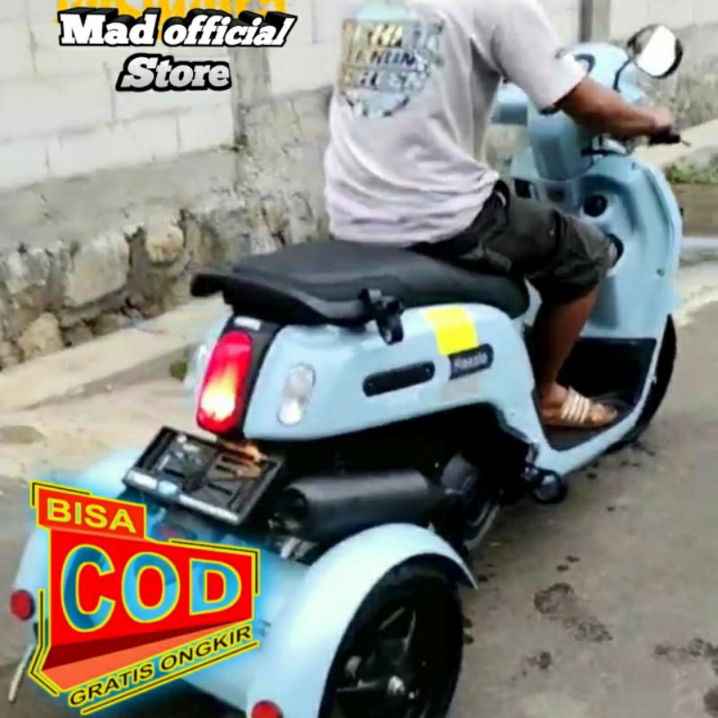 Jual PROMO ORDER MODIFIKASI RODA TIGA MOTOR MATIC FULL SETT | Shopee ...