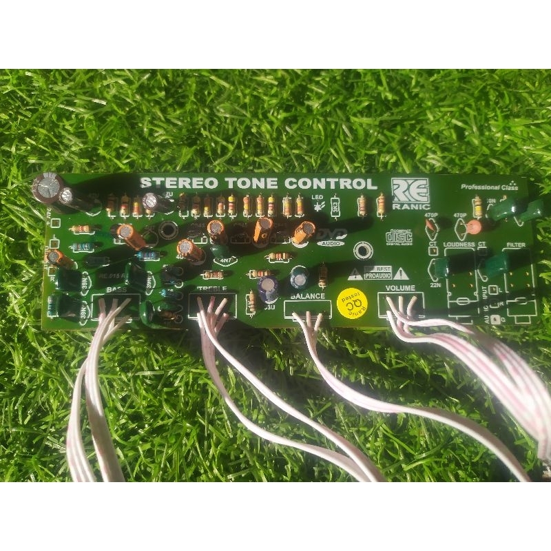 Jual kit Rangkaian modul Tone control stereo transistor potensio sudah ...