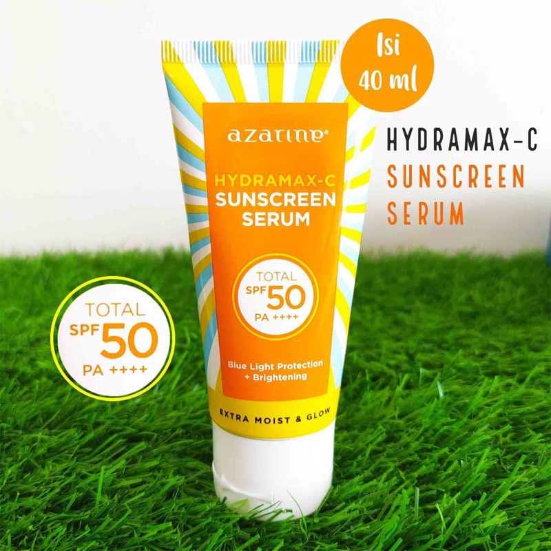 Jual [COD]Azarine Hydramax C Sunscreen Serum SPF 50 PA++++ | 40 ml EXP ...