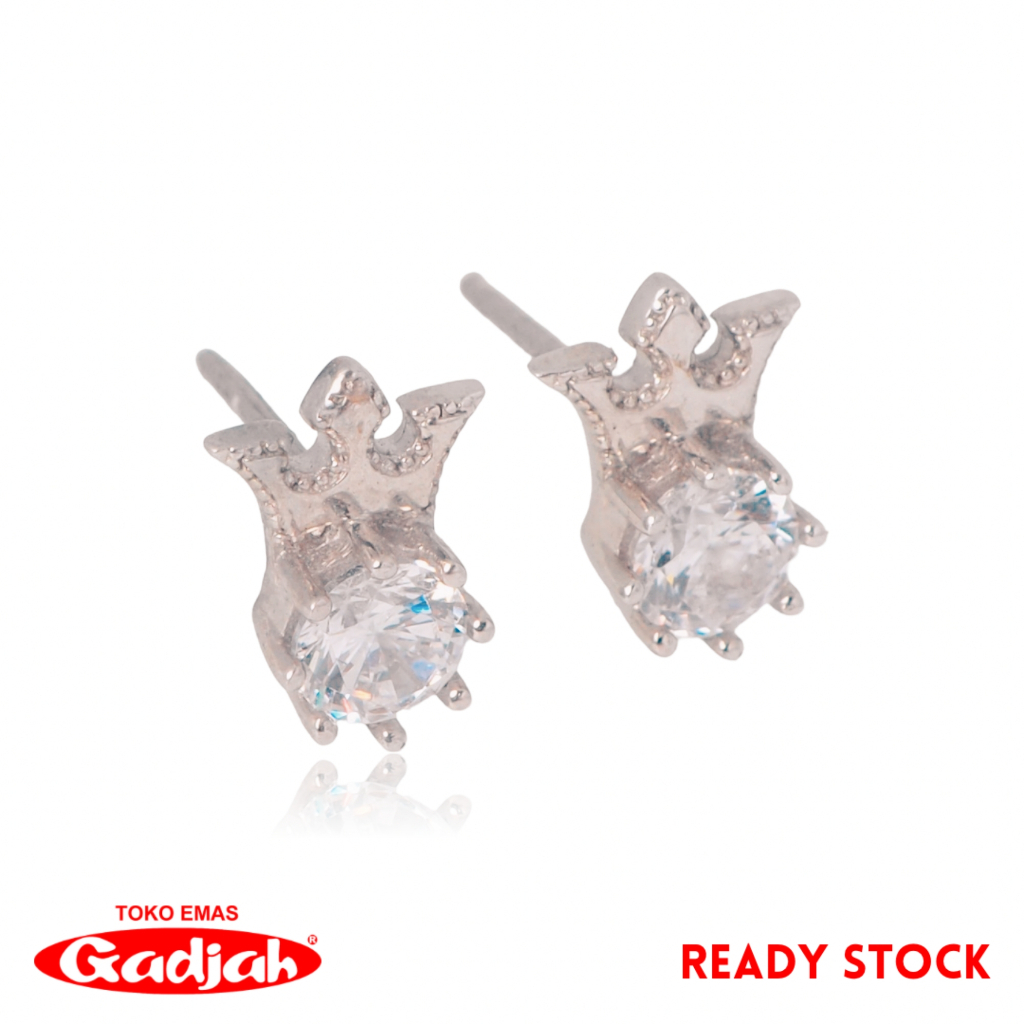 Jual Giwang Emas Tusuk Solitaire Mahkota( TU )- Toko Emas Gadjah ...