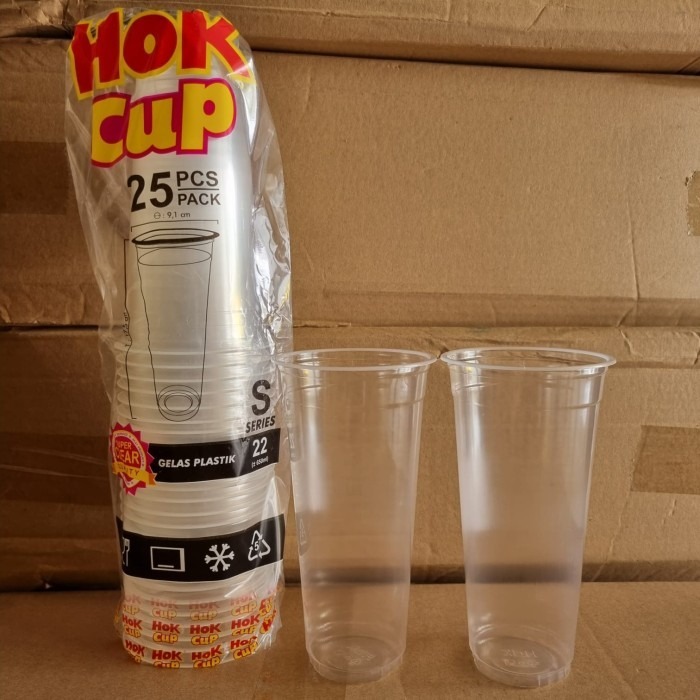 Jual HOK Cup Slim 22 oz | Gelas Plastik Murah | Shopee Indonesia
