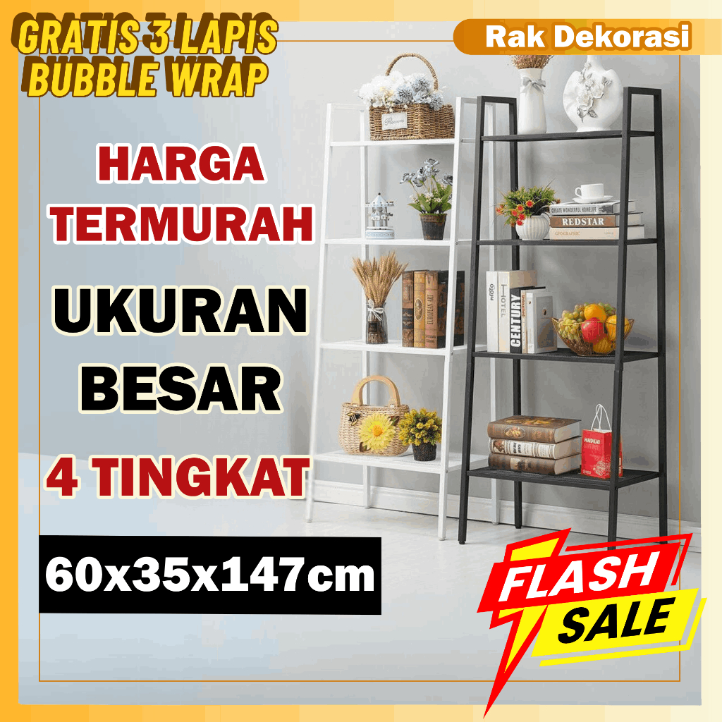 Jual LLB Rak Serbaguna Rak Susun Rak Penyimpanan 4 Tingkat Portable ...