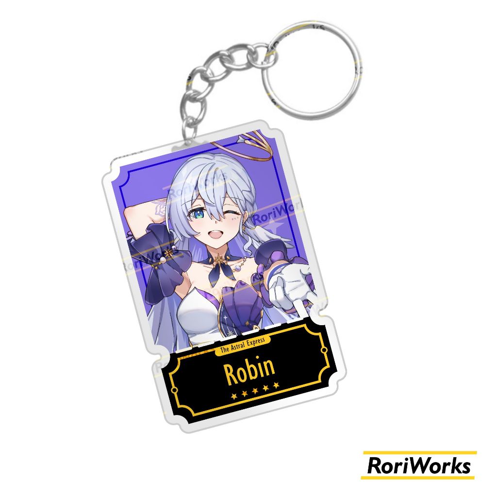 Jual Keychain Anime - Robin | Honkai Star Rail | Shopee Indonesia