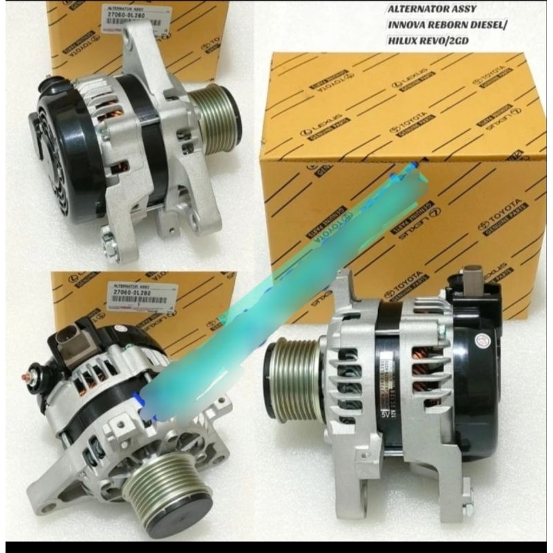 Jual alternator assy dinamo ampere amper toyota hilux revo 2gd innova ...