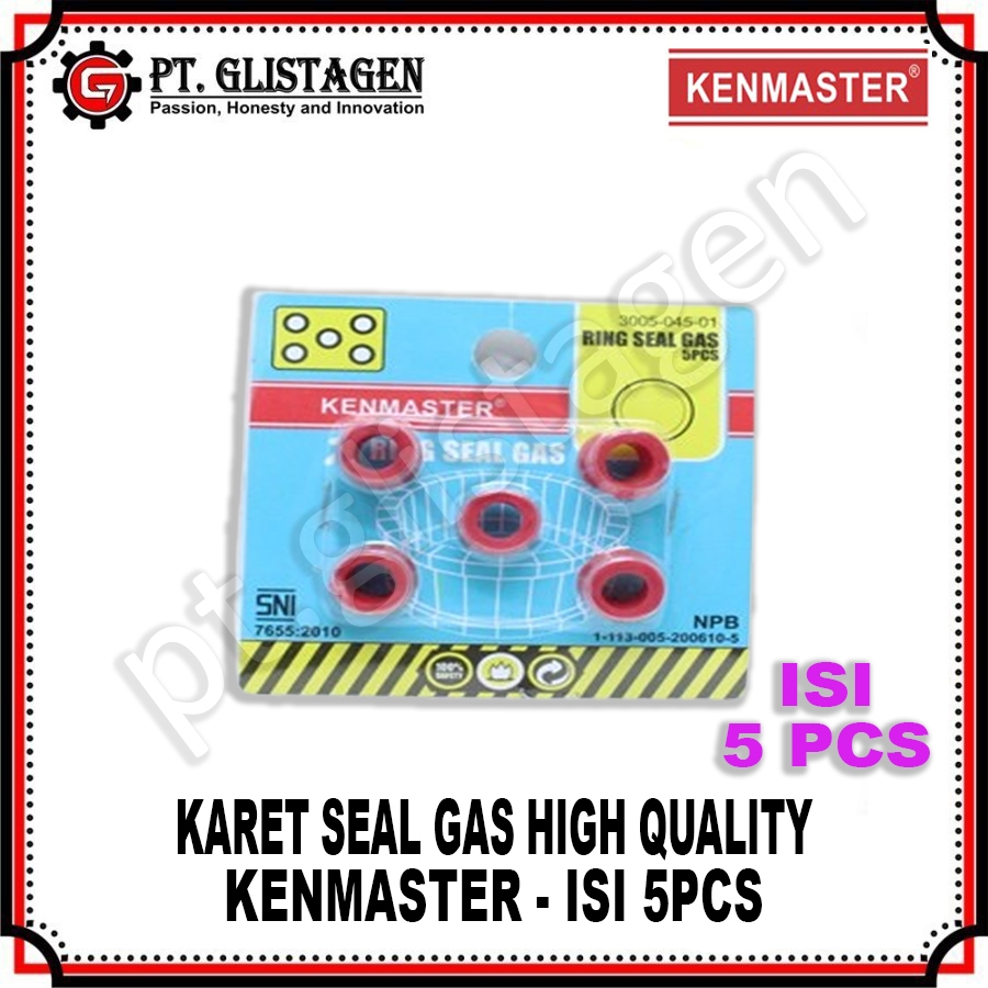 Jual KENMASTER Karet Seal Gas LPG Isi 5 Pcs Karet Tabung Gas Elpiji ...