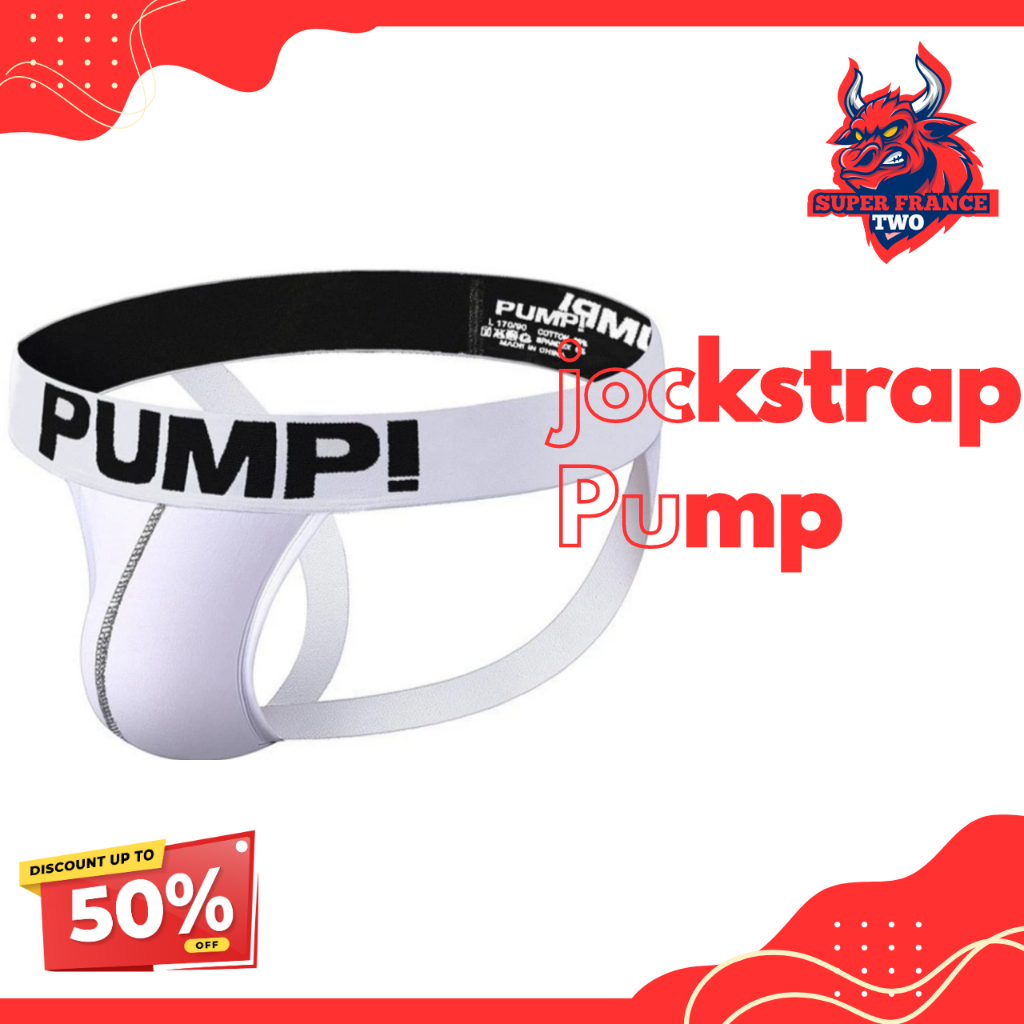 Jual DISKON CELANA DALAM PUMP JOCKSTRAP PRIA PUTIH COTON / JOCKSTRAP PUMP PUTIH | Shopee Indonesia