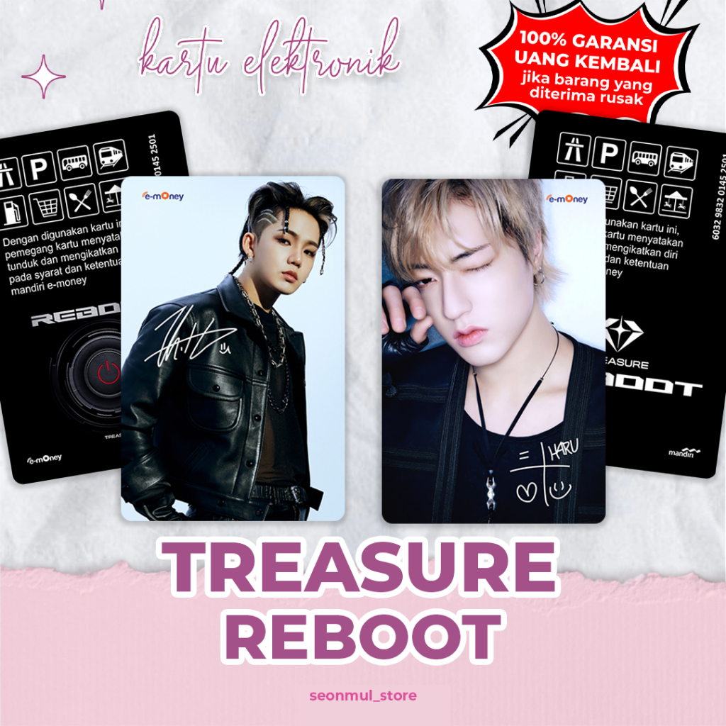 Jual EMONEY TREASURE REBOOT / TREASURE BONA BONA / BRIZZI FLAZZ TAPCASH ...