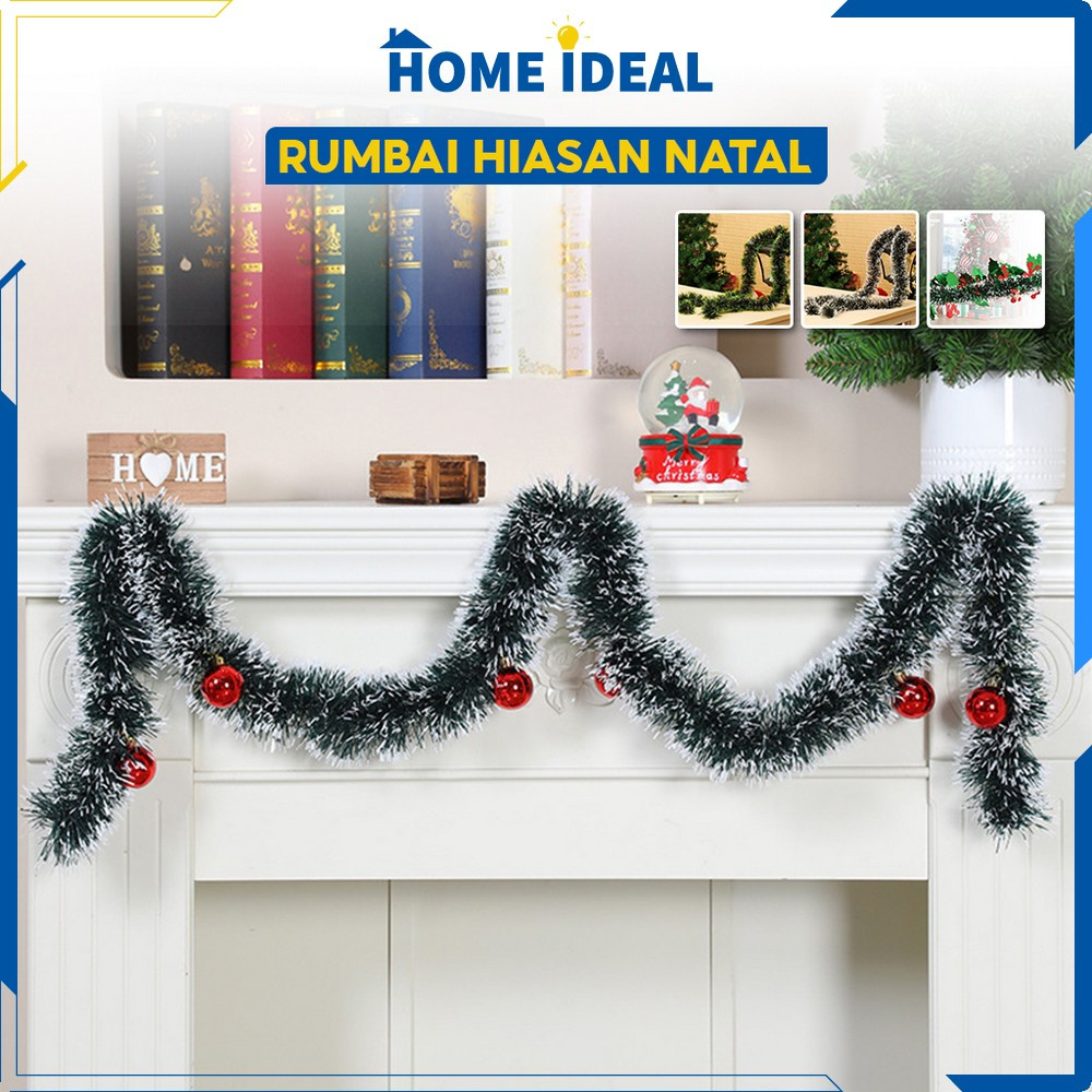 Jual Rumbai Hiasan Pohon Natal Christmast Tree Decoration / Slinger ...