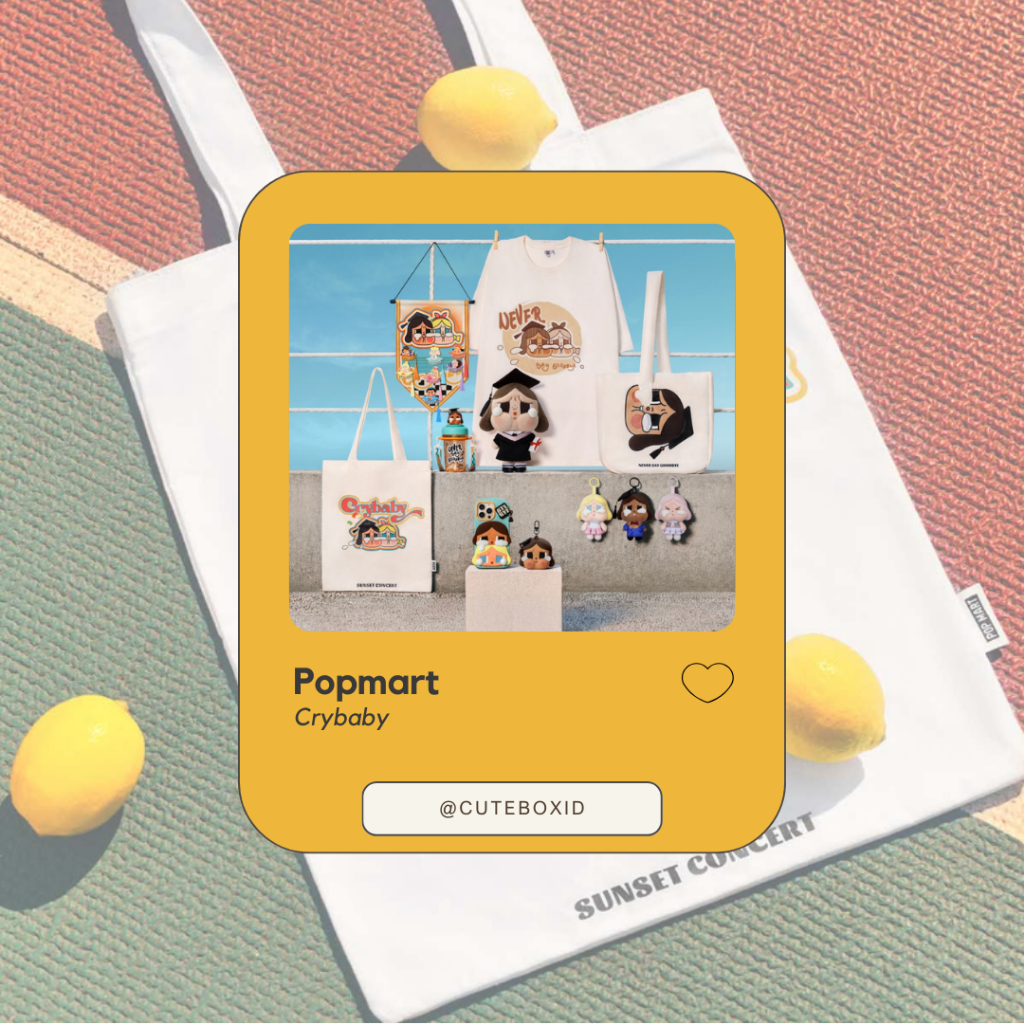 Jual Popmart CRYBABY Sunset Concert Series | Shopee Indonesia