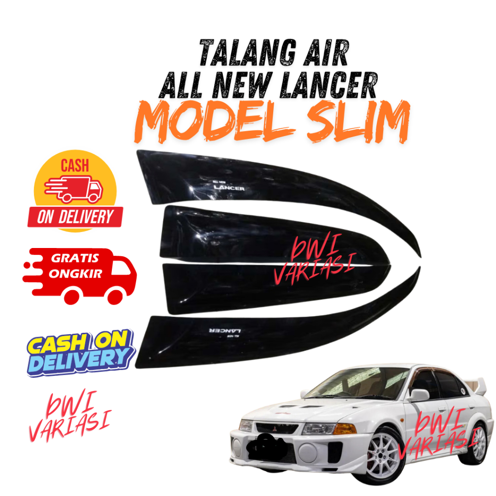 Jual Talang air mobil mitsubishi all new lancer model slim | Shopee ...