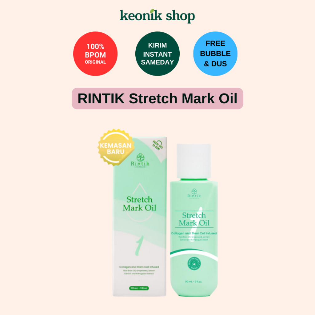 Jual Keonik Shop | RINTIK Skincare STRECTH MARK OIL - Pudarkan ...