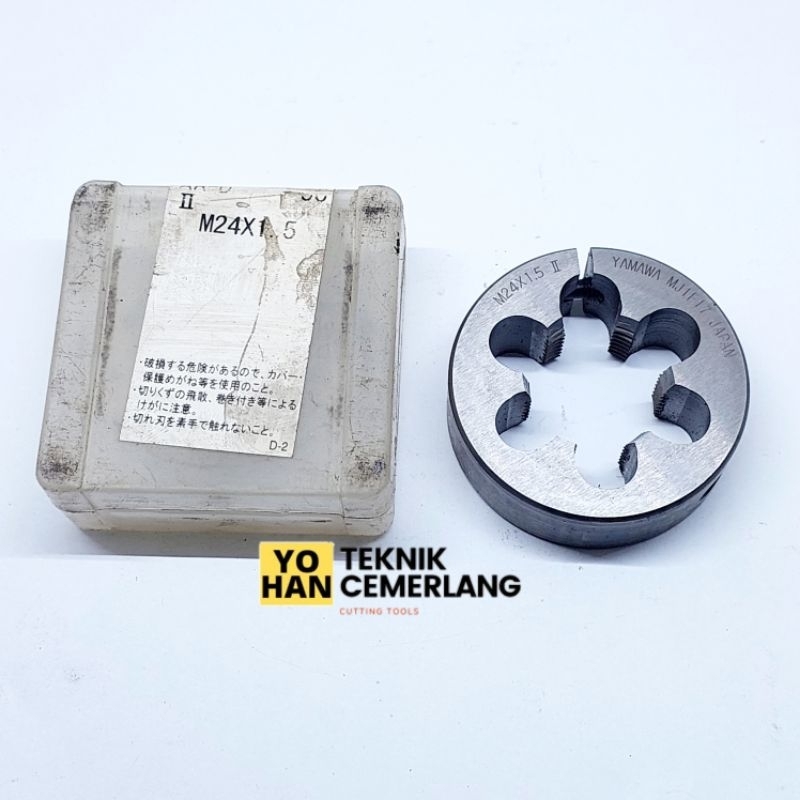 Jual Yamawa Mata Senai M24 x 1.5 Senai Die Drat Luar Original Japan | Shopee Indonesia
