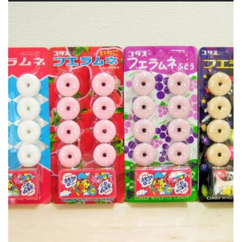 Jual Fue Ramune Whistle Candy Grape Coris SALE READY STOCK permen ...