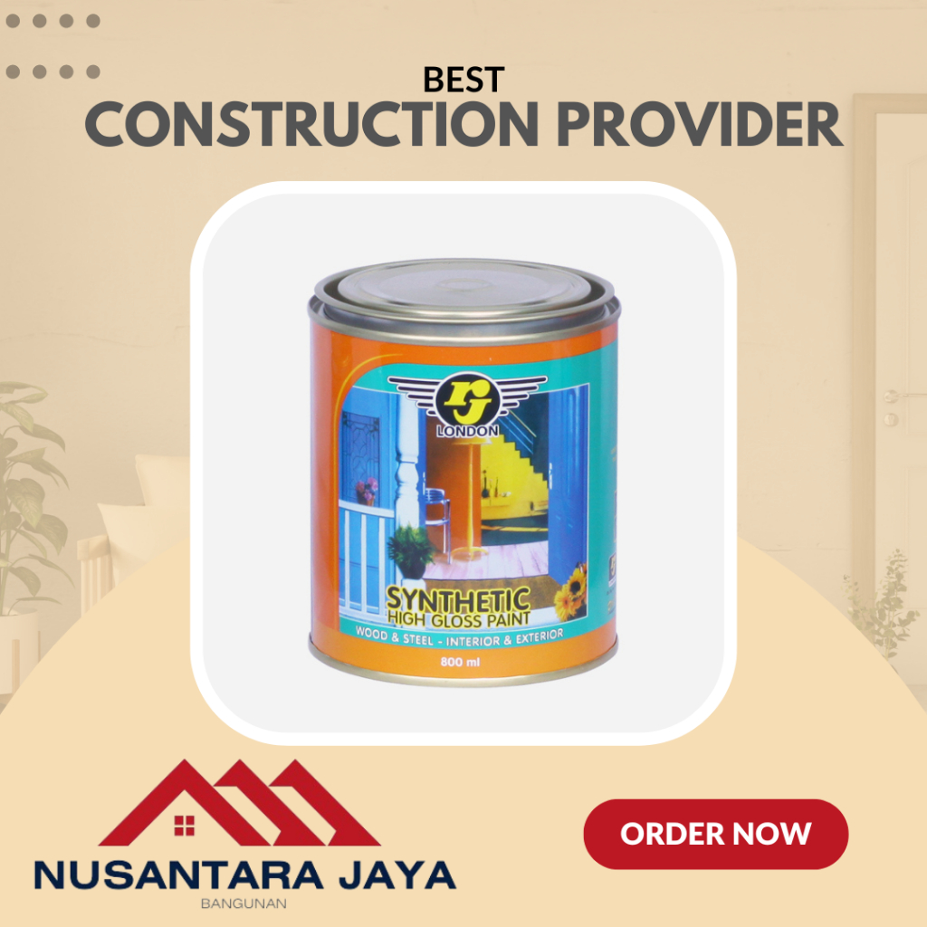 Jual RJ Synthetic High Gloss Paint Cat Minyak 100ml kecil Cat Kayu Besi ...