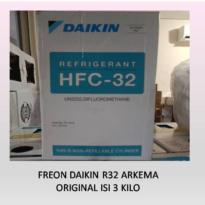Jual PREON DAIKIN R32 ARKEMA ORIGINAL ISI 3 KILO | Shopee Indonesia