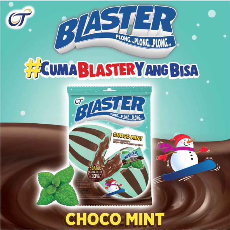 Jual Permen Blaster choco mint /Neapolitan | Shopee Indonesia
