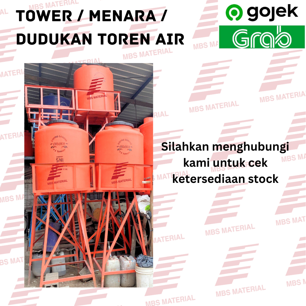Jual MENARA AIR / TOWER TOREN AIR / TANDON HANDMADE TEBAL KUAT 500 ...