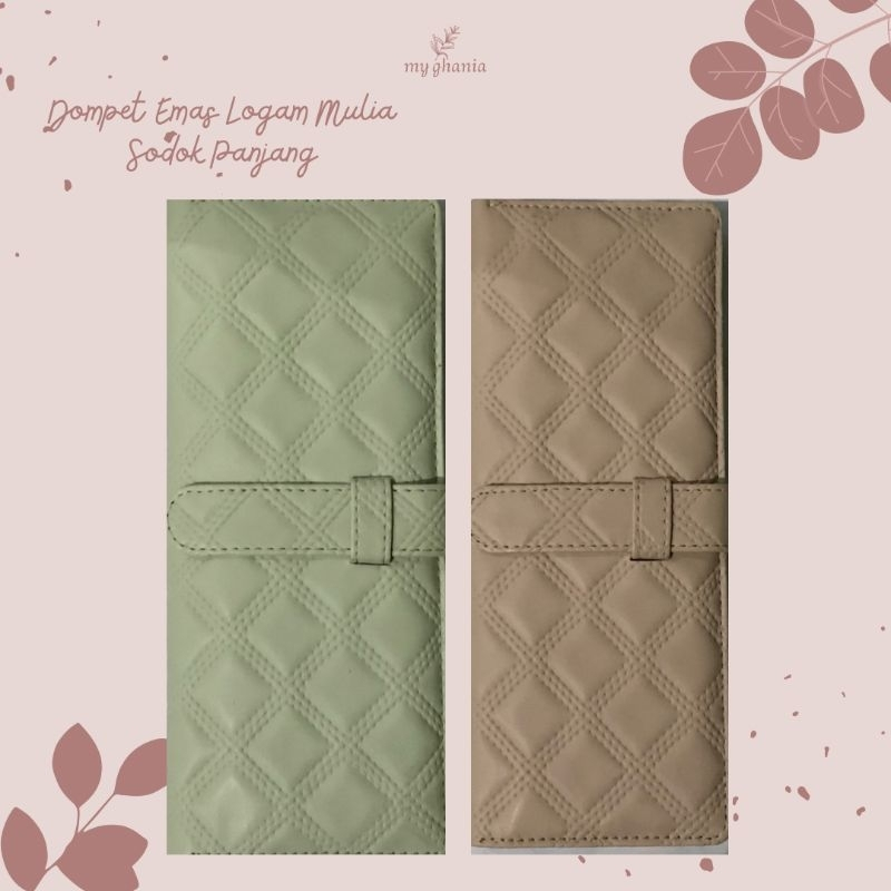 Jual Dompet Kartu Dompet Emas Logam Mulia Antam UBS Minigold Panjang ...