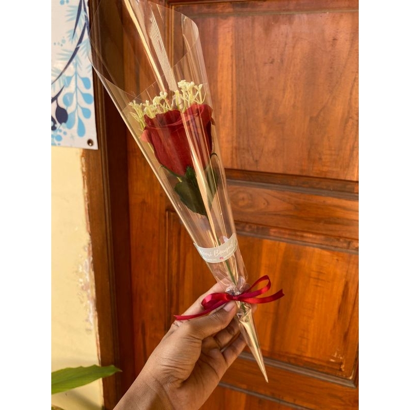 Jual BUKET BUNGA SATU TANGKAI / SINGLE FLOWER BOUQUET | Shopee Indonesia