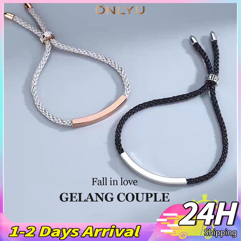 Jual Gelang Couple Pasangan-Fall in Love gelang fashion gelang | Shopee ...