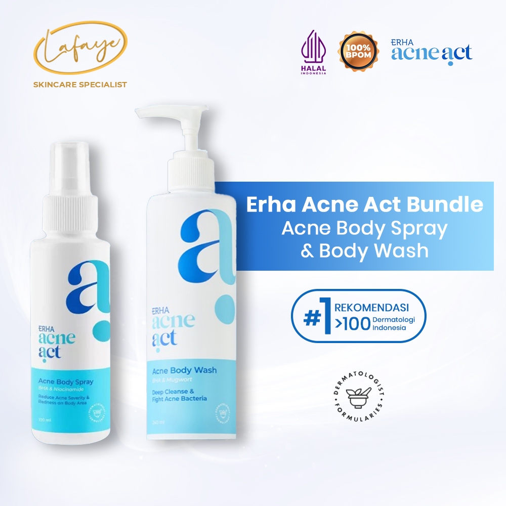 Jual ERHA Sabun Mandi Jerawat Tubuh Mugwort Acne Body Wash + Obat Acne ...