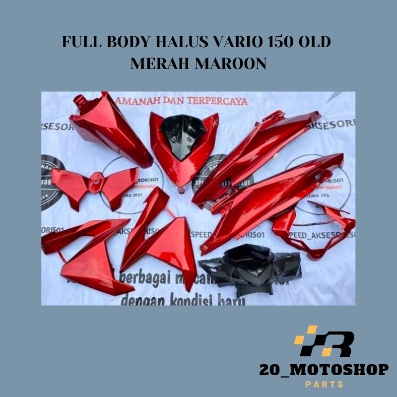 Jual FULLSET BODY HALUS Body Vario 125 150 LED old 2016 2017 | Shopee ...