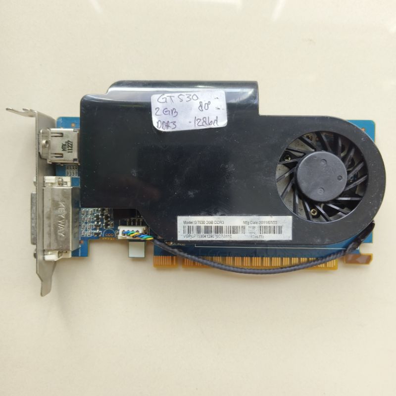 Jual VGA MINI PC NVIDIA GT 530 2GB 128BIT DDR3 | Shopee Indonesia