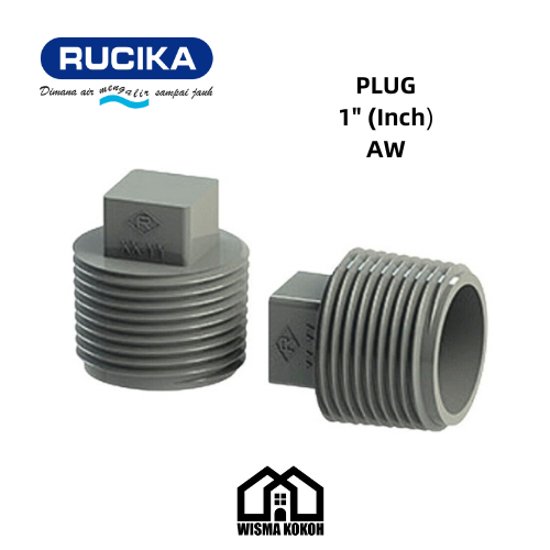 Jual RUCIKA DOP DRAT LUAR / PLUG PVC 1" (Inch) AW | Shopee Indonesia