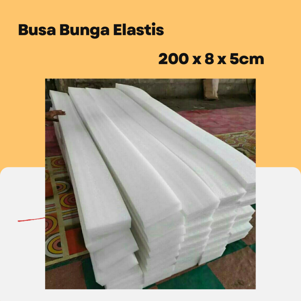Jual Busa Elastis tancap bunga panjang 2m / foam elastis / busa bunga ...