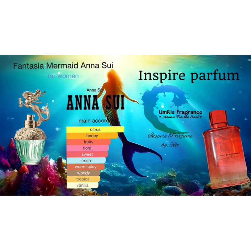 Jual UmRie Fragrance ANSUI MERMAID [HQ] (versatile extrait parfum ...