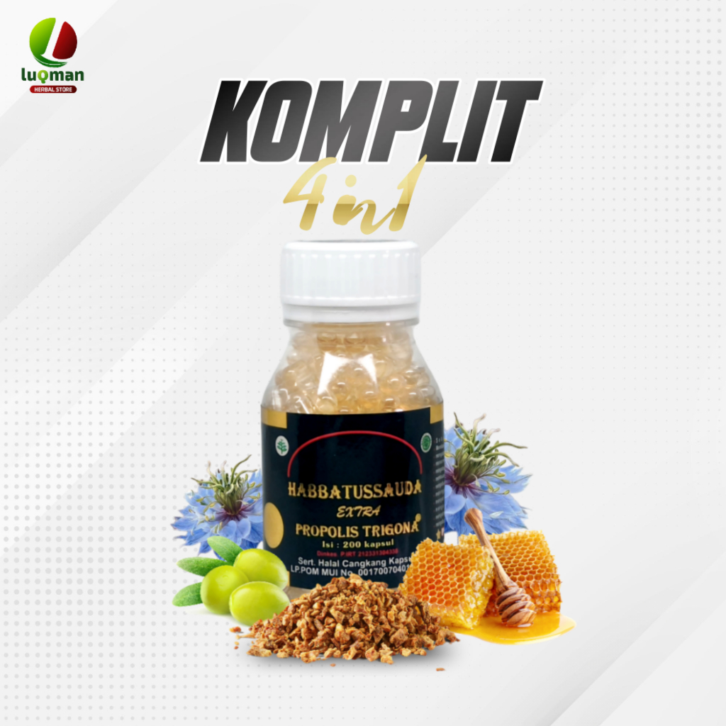 Jual Habbatussauda Extra Propolis Trigona 200 Kapsul UMS ...