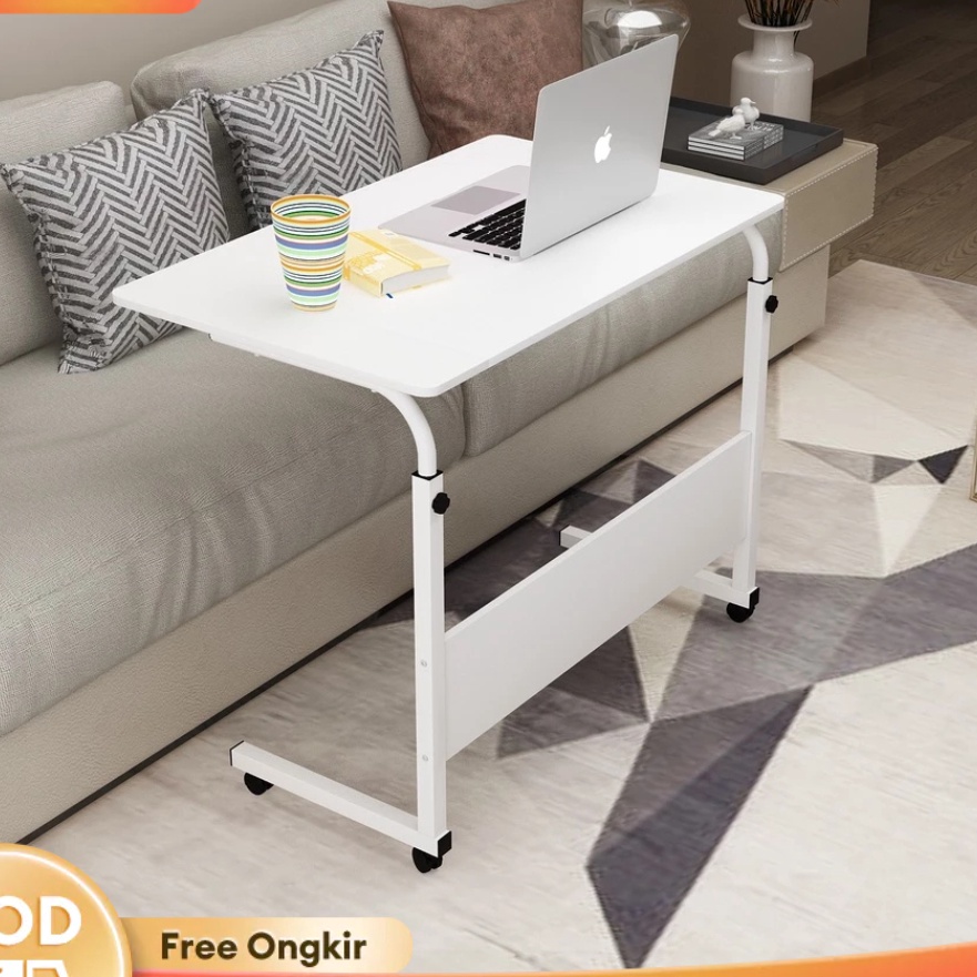Jual KF7 Meja Laptop Adjustable Meja Portable Meja Laptop Roda Meja ...