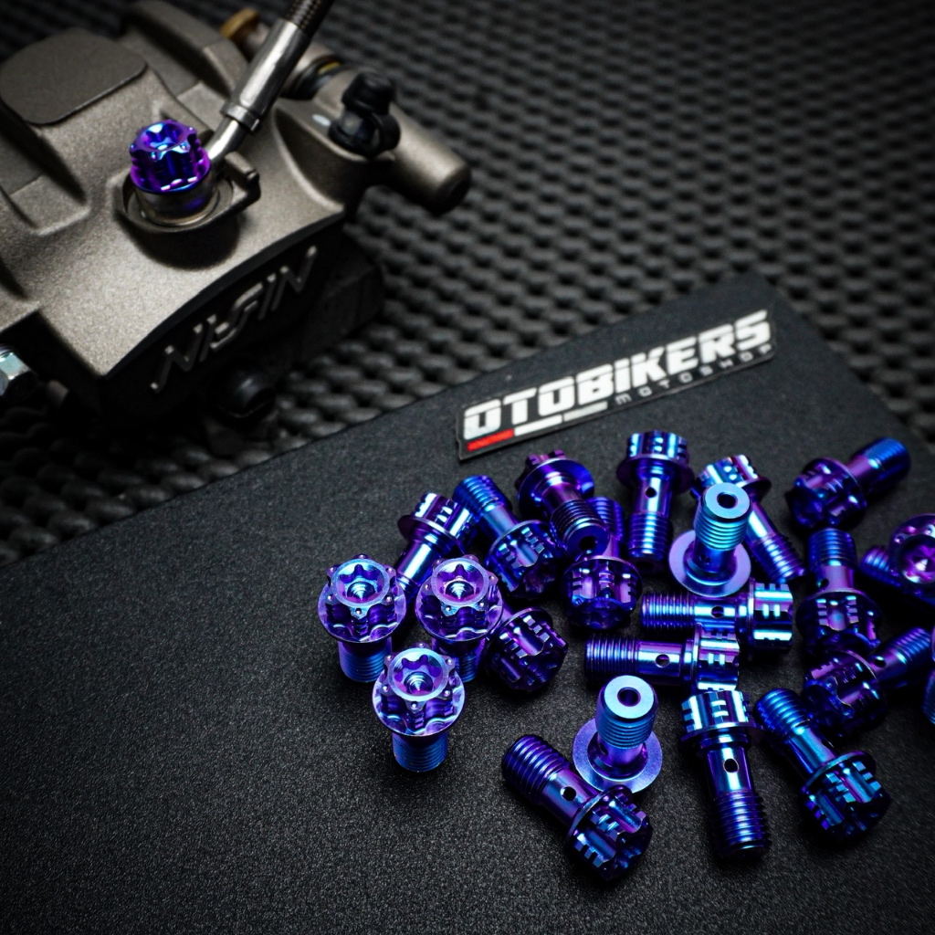 Jual Baut BANJO Titanium GR 5 Kaliper Master Rem DRAT STANDAR KASAR SELANG NISSIN SAMURAI ...