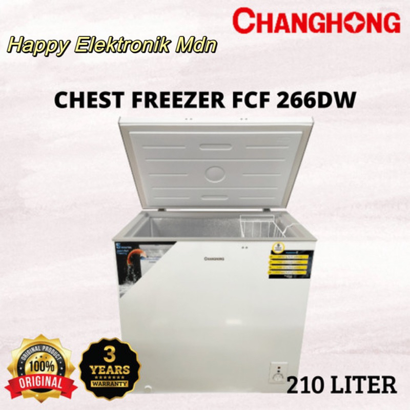 Jual Changhong Chest Freezer Changhong 220 Liter Changhong Fcf 266 DW ...