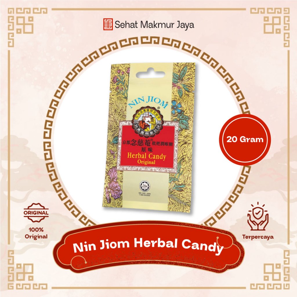 Jual Nin Jiom Herbal Candy Original, Jeruk, Mint Isi 20gr - Permen Nin ...