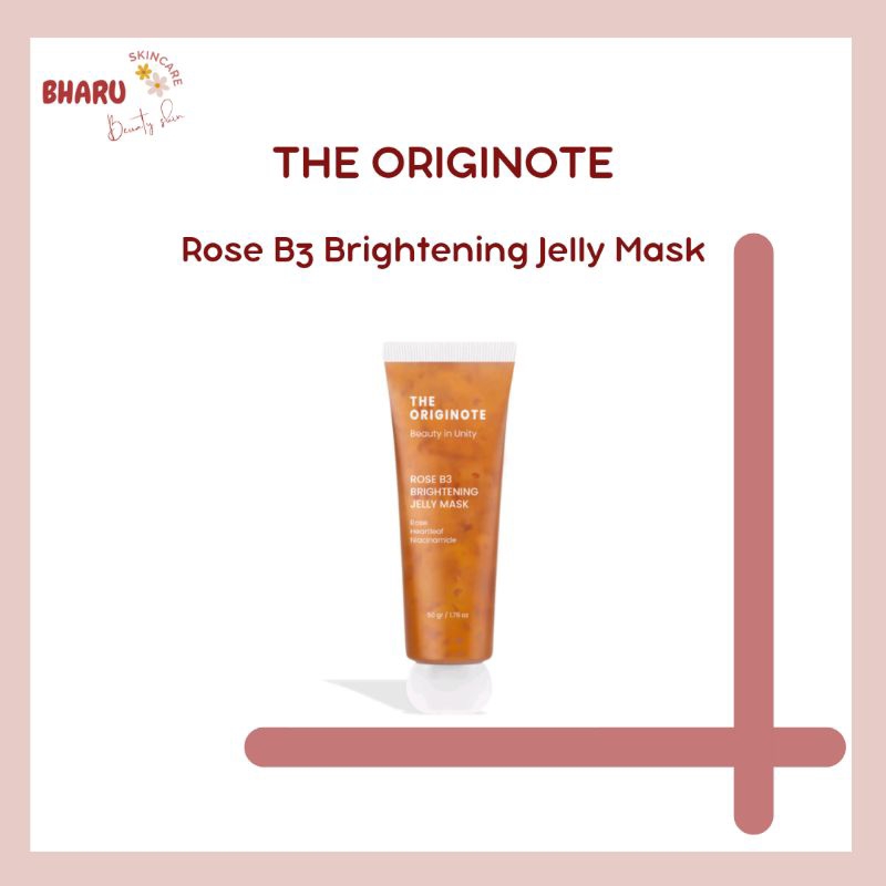 Jual THE ORIGINOTE - ROSE B3 BRIGHTENING JELLY MASK | Shopee Indonesia