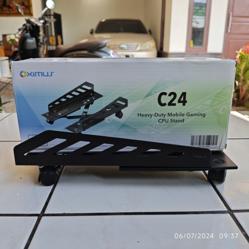 Jual Rak Tray CPU Adjustable OXIMUS C24 Dengan Roda Caster Wheel ...