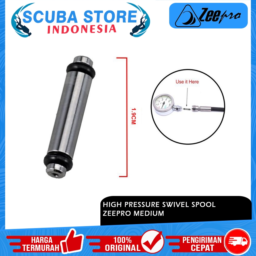 Jual HP High Pressure Swivel Air Spool Zeepro Medium for SPG Console ...