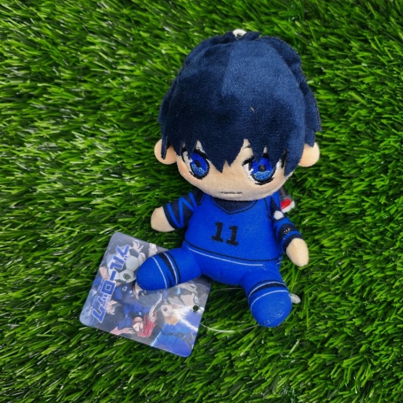 Jual [OFFICIAL] Bluelock Isagi Yoichi Sitting Plush with tag Merch ...