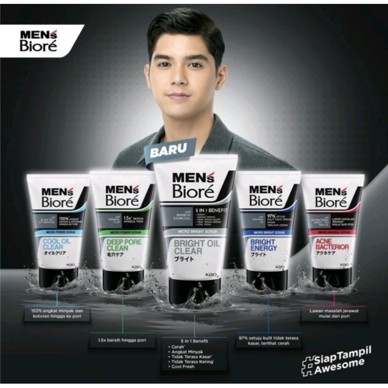 Jual Biore Men's Facial Foam 100g | Shopee Indonesia